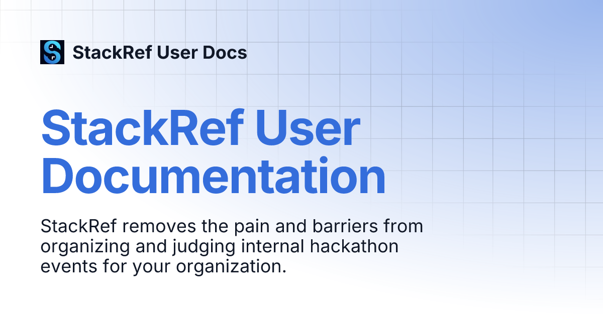 StackRef User Documentation | StackRef User Docs